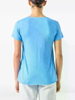 American Vintage Jacksonville V-neck T-shirt - Blue