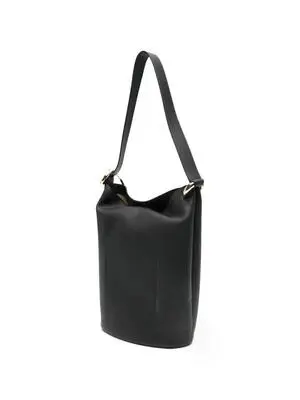 JOSEPH Leather Shoulder Bag - Black
