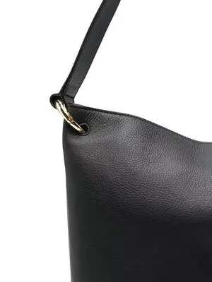 JOSEPH Leather Shoulder Bag - Black