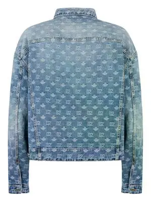 Dsquared2 Monogram Print Denim Jacket