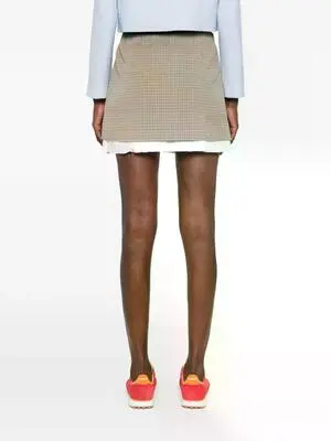Maje Zip-fastening Pleated Mini Skirt