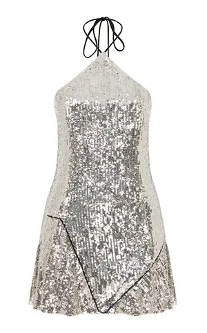 Ila Emily Sequin Mini Dress - Silver