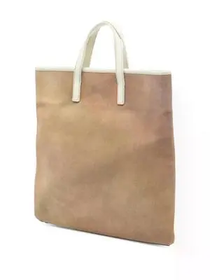 Loewe Anagram Suede Tote Bag