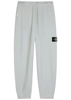 Stone Island Reflective Cotton Sweatpants - Blue