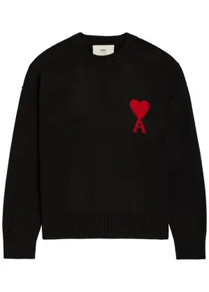 Ami Paris Crewneck Sweaters For Men