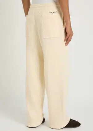 PICANTE Shaggy Textured Cotton-blend Sweatpants