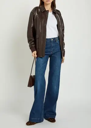 Paige Leenah Slim Wide-leg Jeans