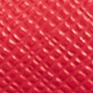 Harrods Leather Strawberry Jam Pot Keyring - Red