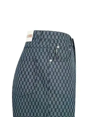 PLEASURES Formula Checked Baggy-fit Jeans