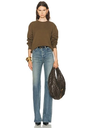 Saint Laurent Pullover Sweatshirt - Pesto