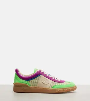 Valentino Garavani Upvillage Leather-trimmed Sneakers
