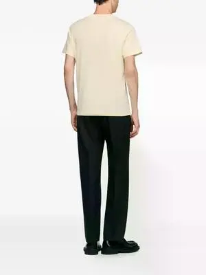 Sandro T-shirt With Heart Patch - Yellow