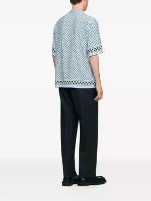 Sandro Heart Motif Flowing Shirt - Blue