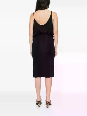 IRO PARIS Helia V-neck Split Midi Dress
