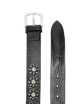 ERALDO Embellished Buckle Belt - Black