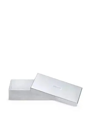 Supreme X Syuro Logo-debossed Tin Box - Silver