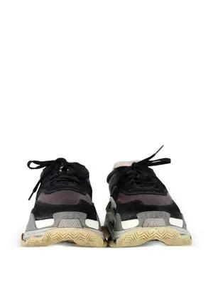 Balenciaga Triple S Suede Sneakers