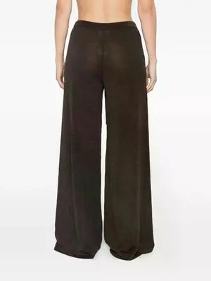P.a.r.o.s.h Drawstring Palazzo Pants - Brown