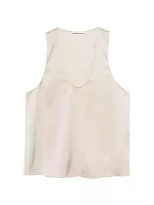 Patrizia Pepe Sleeveless Blouse - Grey