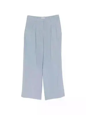 Gant Pleated Wide Leg Trousers