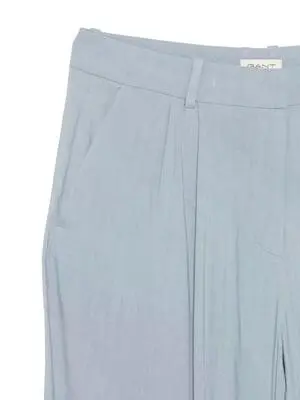 Gant Pleated Wide Leg Trousers