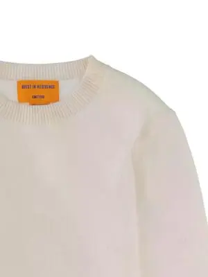 Guest In Residence Ribbed Crew Neck Long Sleeve Sweater
