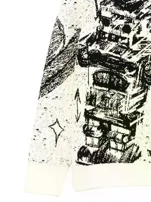 CROQUIS Robot Print Sweater