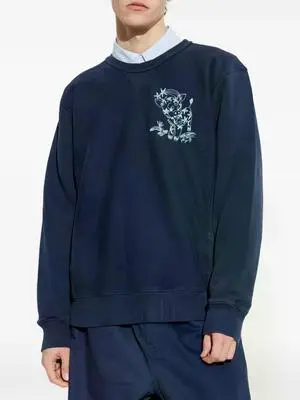 Kenzo Crewneck Sweatshirt With Cartoon Embroidery