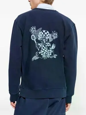 Kenzo Crewneck Sweatshirt With Cartoon Embroidery