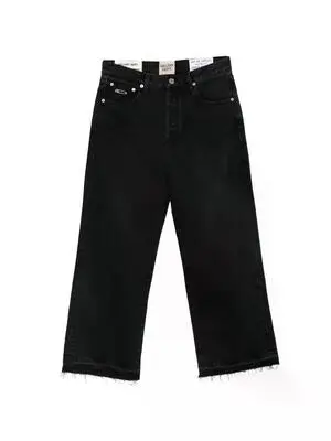 GALLERY DEPT. Frayed Hem Straight Leg Jeans