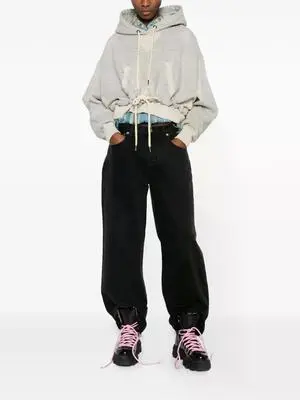 GALLERY DEPT. Frayed Hem Straight Leg Jeans