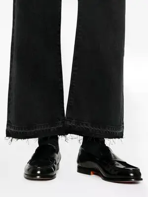 GALLERY DEPT. Frayed Hem Straight Leg Jeans