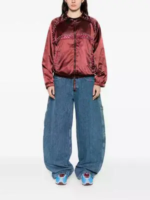 P.a.r.o.s.h Embellished Collared Zip-up Jacket