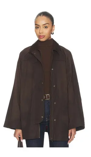 Tularosa Waxed Canvas Barn Jacket - Chocolate
