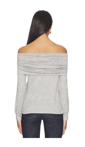 BOBI Off The Shoulder Jersey Top