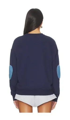 Terez X Revolve Dodgers Denim Logo Crewneck Sweatshirt