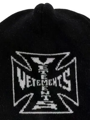 Vetements Logo-detail Beanie Hat
