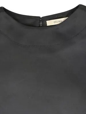 Celine Round Neck T-shirt With Side Slits
