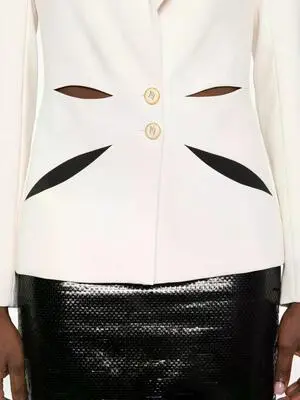 Elisabetta Franchi Cut-out Crêpe Jacket