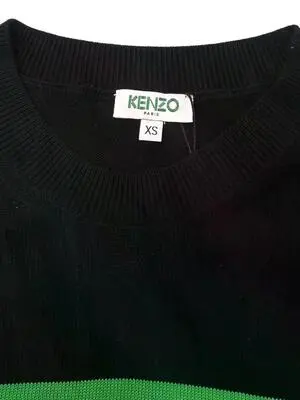 Kenzo Logo-intarsia Crew Neck Sweater