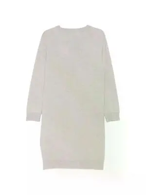 Gant Crew-neck Midi Dress - Grey