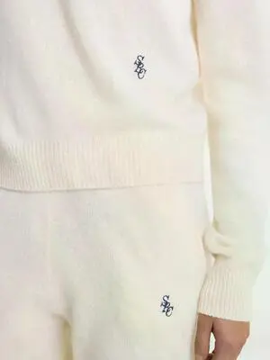 Sporty & Rich Logo Trousers - Neutrals