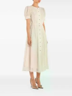 POST MERIDIEM Buttoned Midi Dress