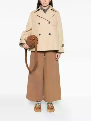 Max Mara Leather Culottes