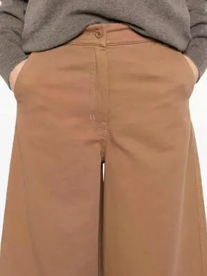 Max Mara Leather Culottes