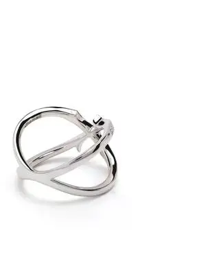 Stephen Webster 18kt White Gold Diamond Crossover Ring
