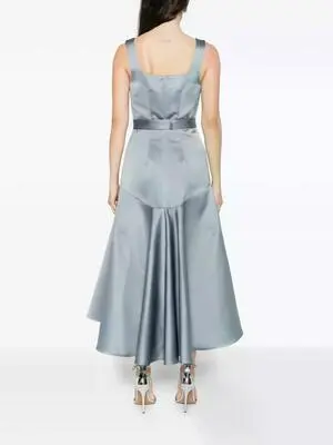 P.a.r.o.s.h Square-neck Midi Dress