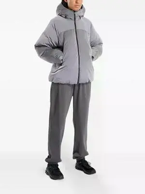 On Puffer Jacket With Drawstring Hood