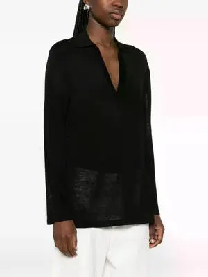 P.a.r.o.s.h V-neck Knitwear With Polo Collar