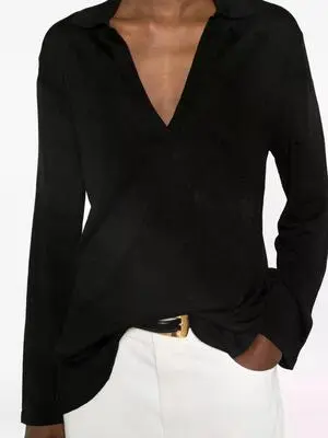 P.a.r.o.s.h V-neck Knitwear With Polo Collar